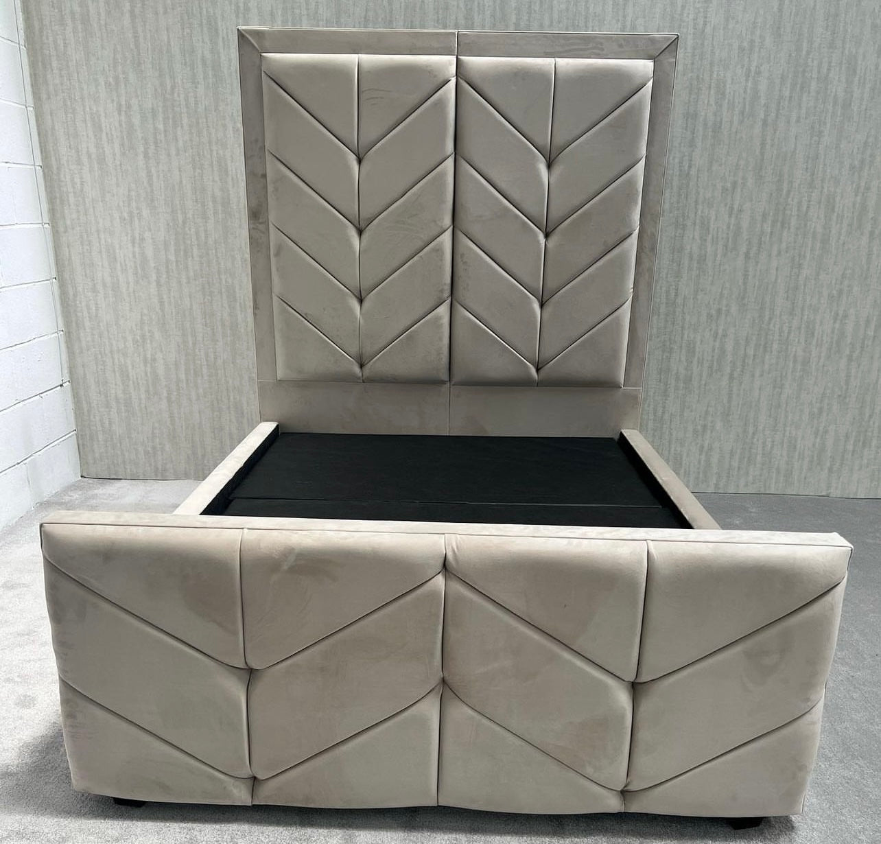 Athena Chevron Bed – Unique Home Interiors